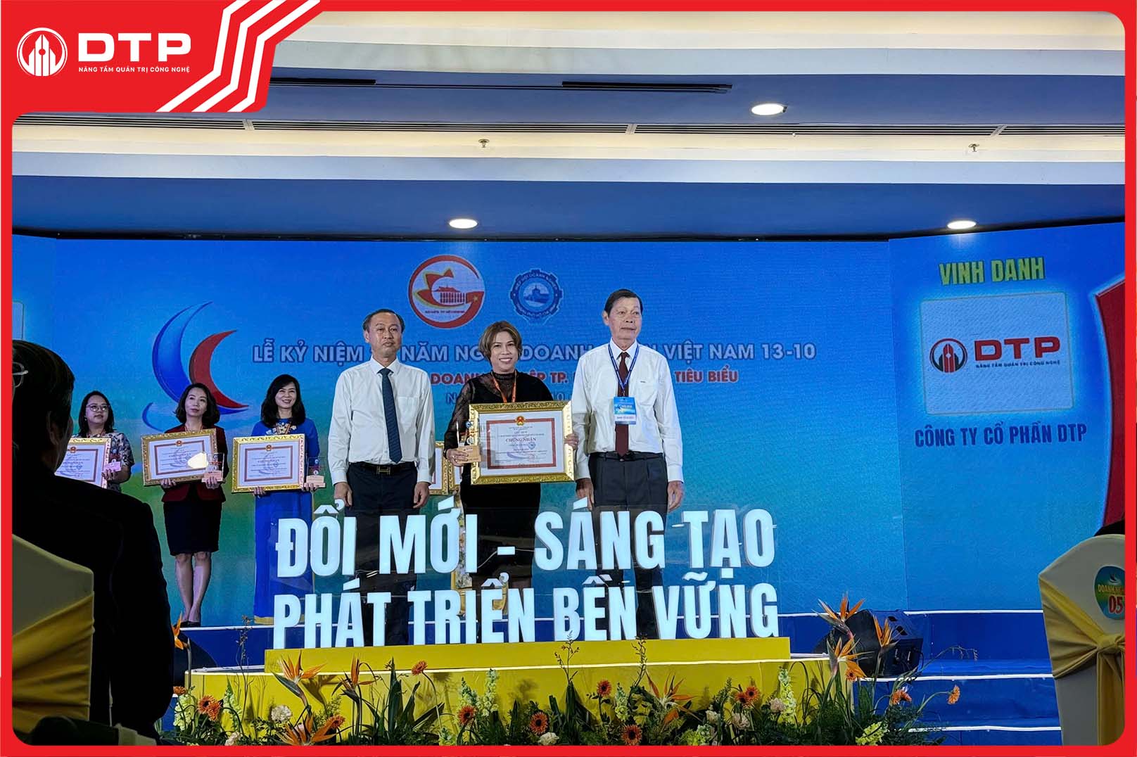 DTP Tự Hào Được Vinh Danh "Doanh Nghiệp TP.HCM Tiêu Biểu Năm 2024" Nhân Kỷ Niệm 20 Năm Ngày ...